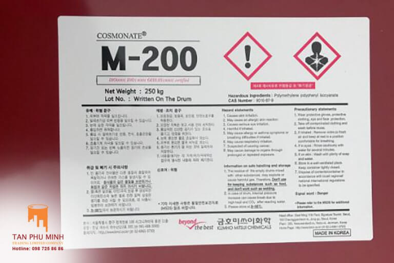 ISOCYANATE M-200/KUMHO/KOREA - Tân Phú Minh Corp